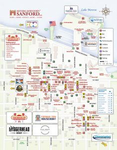 Map of Historic Downtown Sanford, FL - SanfordFun.com Tours, Events ...